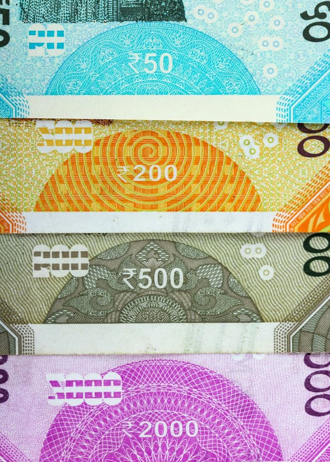 Indian Rupee Notes stock image. Image of gandhi, five - 4177765