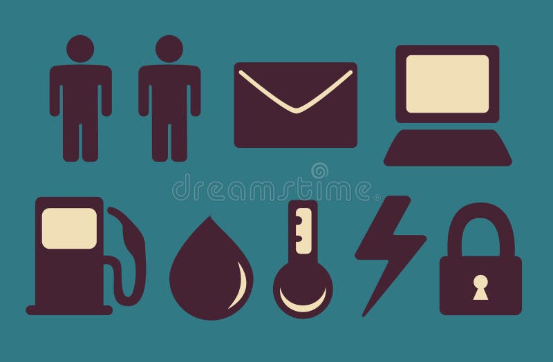 Different Industries Icon Set Stock Vector - Illustration of ...