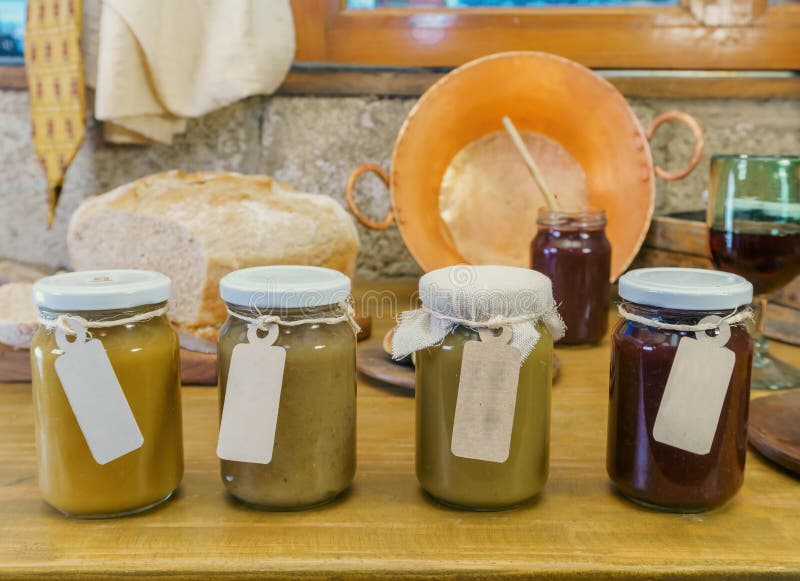 Different Jars of Homemade Jam Stock Image - Image of harvest, store ...