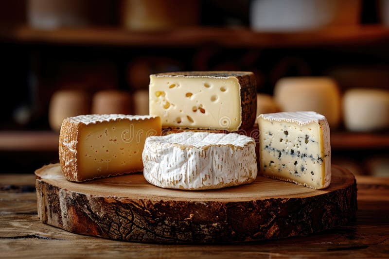 A Different Kind of Cheeses Stock Image - Image of delicious, product ...