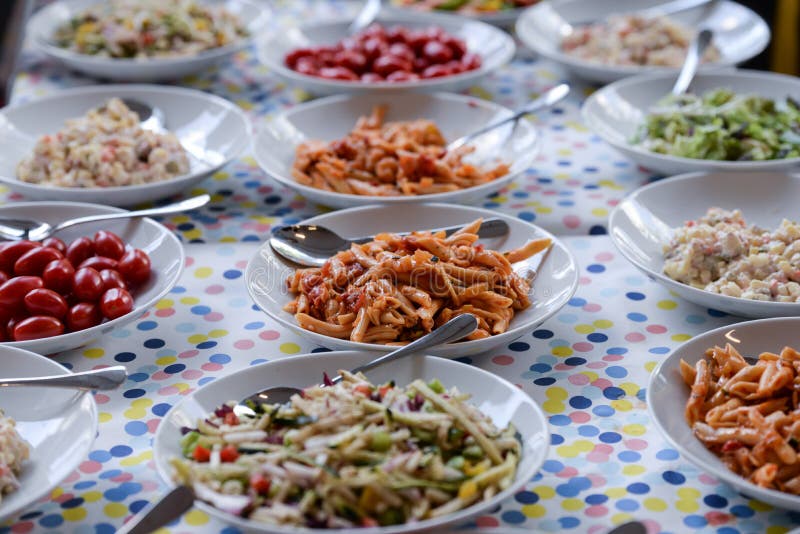 Pasta Buffet in the Restaurant Stock Image - Image of setup, kind ...