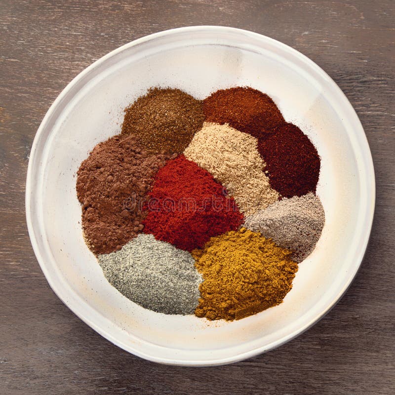 Different kind of spices stock image. Image of flavor - 158417991