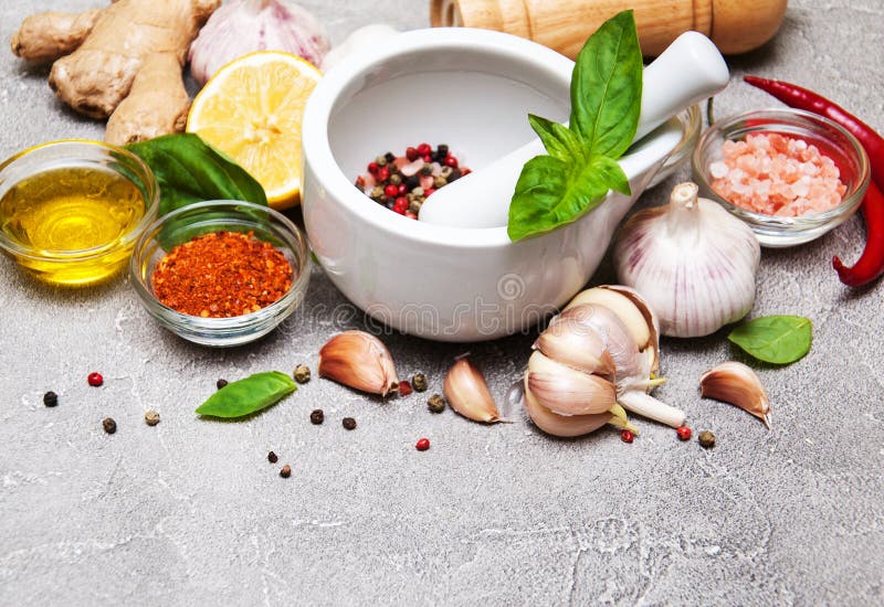 Different kind of spices stock photo. Image of aroma - 115779016