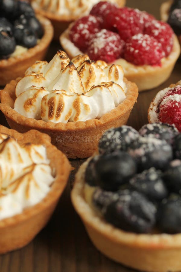 Different kind of tarts stock photo. Image of sugar, closeup - 27204826