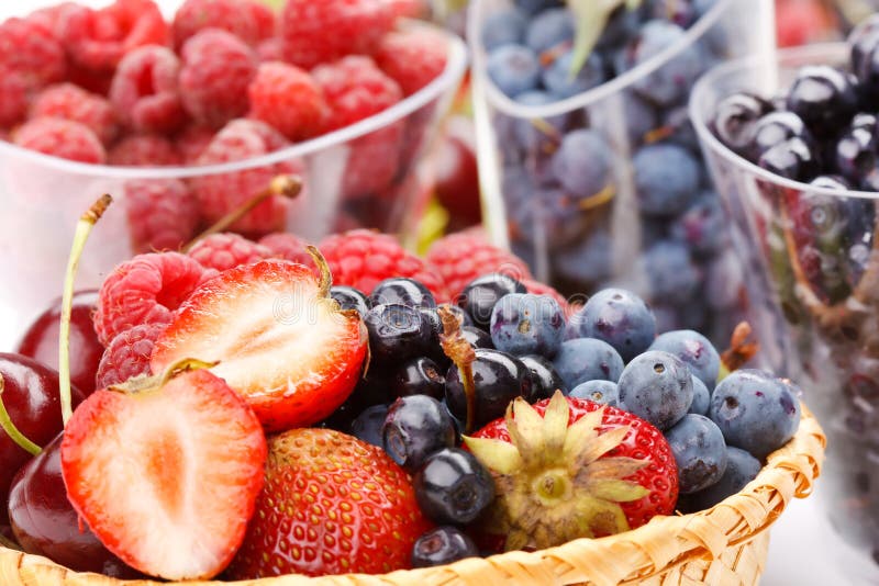 Different kinds of berries stock image. Image of delicious - 19011283