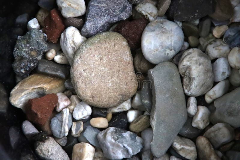 Different Kinds of Clean Pebbles in a Heap Stock Image - Image of color ...