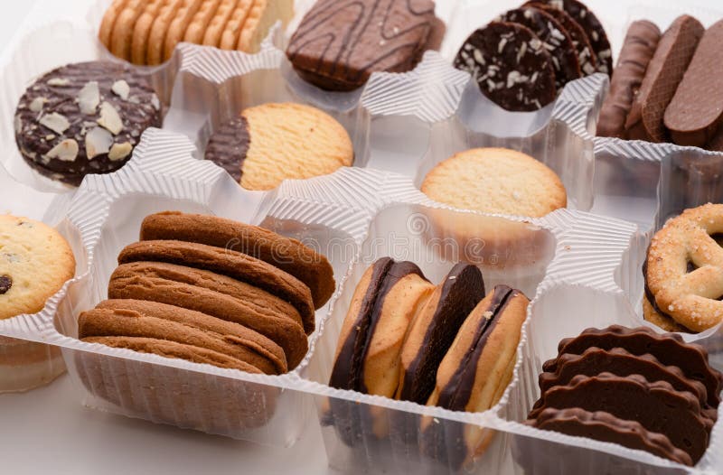 Different Kinds Cookies Plastic Box Stock Photos - Free & Royalty-Free ...