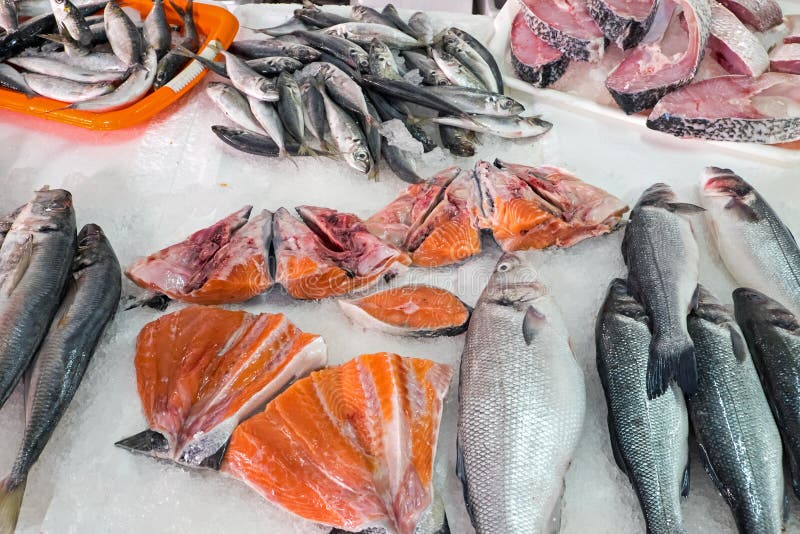Different Kinds of Fish for Sale Stock Photo - Image of mediterranean ...