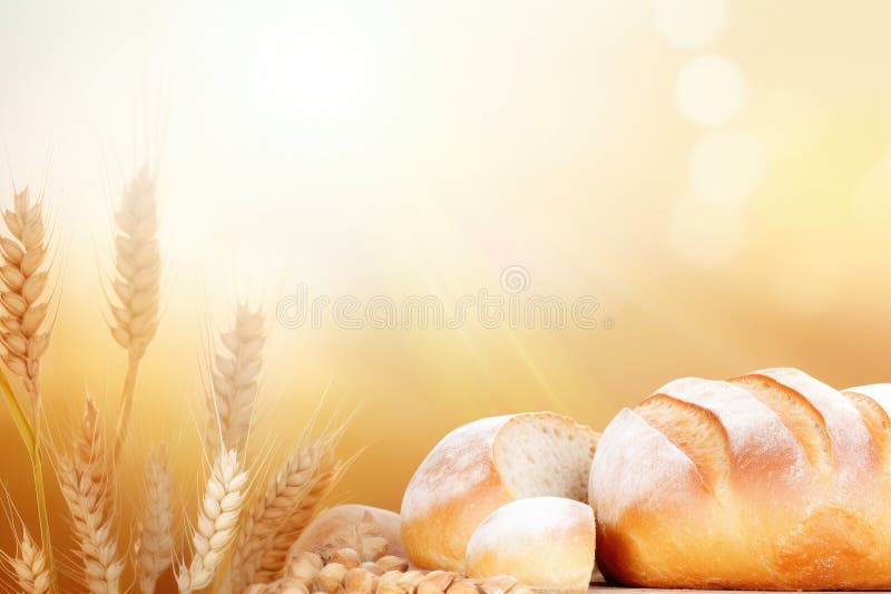 Beautiful, Healthy and Healthy Bread Stock Photo - Image of flour ...