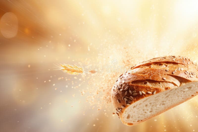 Beautiful, Healthy and Healthy Bread Stock Photo - Image of flour ...