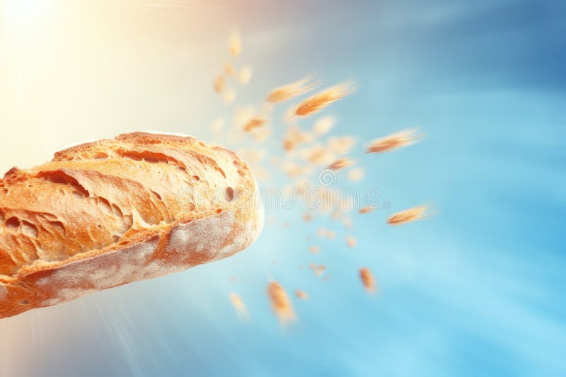 Beautiful, Healthy and Healthy Bread Stock Illustration - Illustration ...