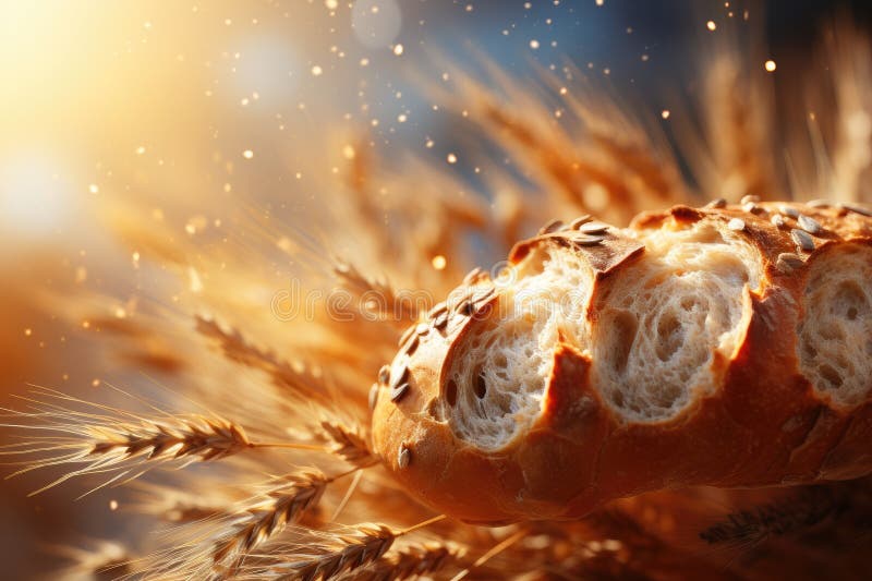 Beautiful, Healthy and Healthy Bread Stock Photo - Image of flour ...