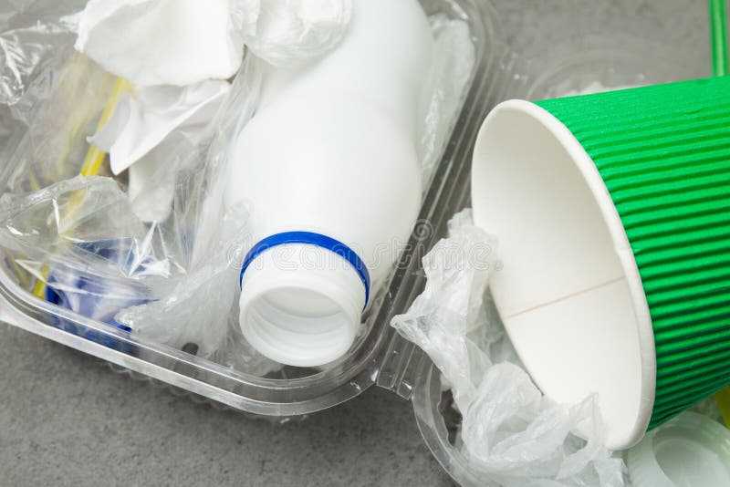 Different Kinds of Garbage, Recyclable Waste Stock Image - Image of ...