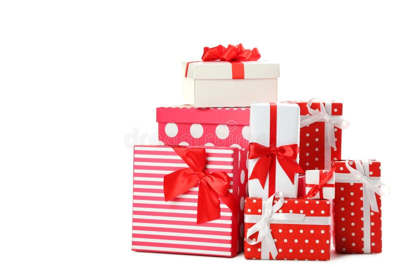 Different Kinds of Gift Boxes Stock Image - Image of shaped, shopping ...