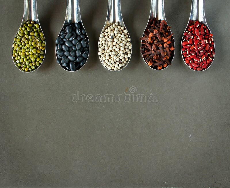 Various Grains and Weeds it is Displayed for Nutritionists Stock Image ...