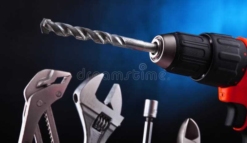 Different Kinds of Hardware Tools Stock Image - Image of carpenter ...