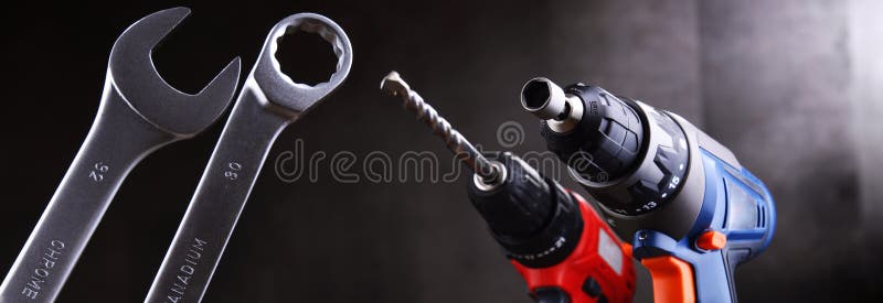 Different Kinds of Hardware Tools Stock Image - Image of mechanic ...