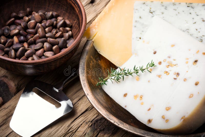 Different Kinds of Italian Cheeses Stock Image - Image of parmesan ...