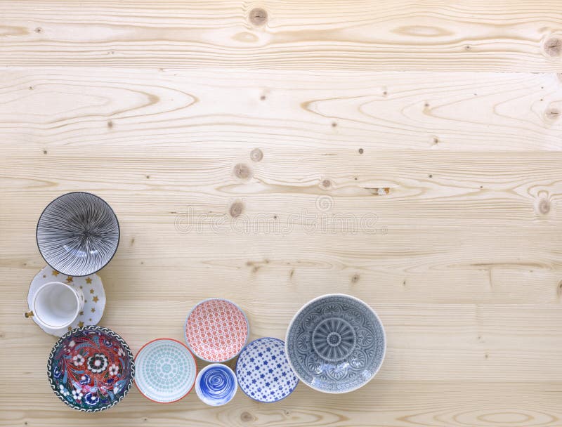 Different Kinds of Modern Colourful Crockery in Different Designs on ...