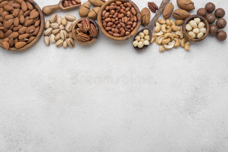 Different Kinds Nuts Frame. High Quality and Resolution Beautiful Photo ...