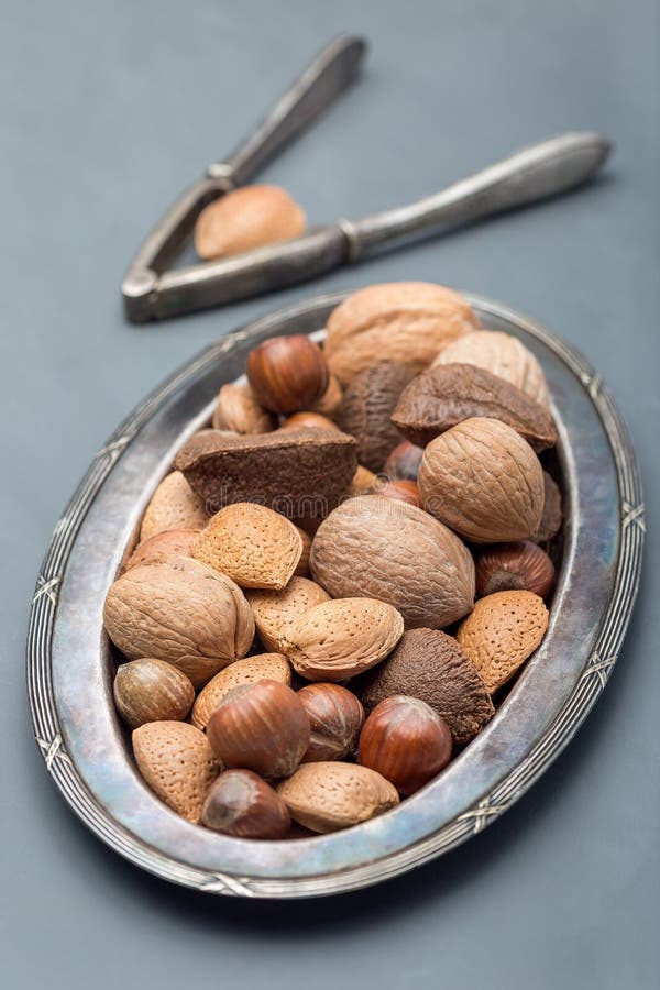 Different Kinds of Nuts in the Shell: Hazelnut, Walnut, Almond and ...