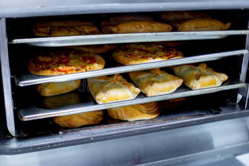 Different Kinds of Pastry are Being Cooked Stock Image - Image of trade ...
