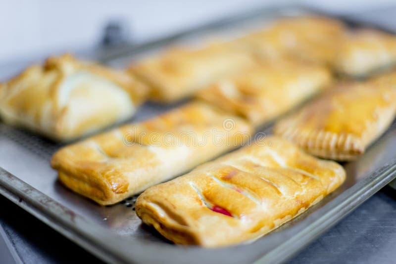 Different Kinds of Pastry are Being Cooked Stock Image - Image of ...