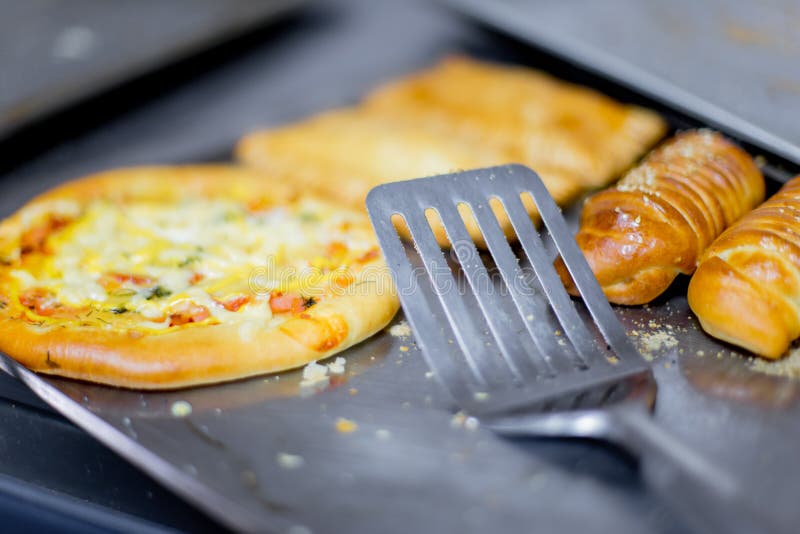 Different Kinds of Pastry are Being Cooked Stock Photo - Image of stand ...