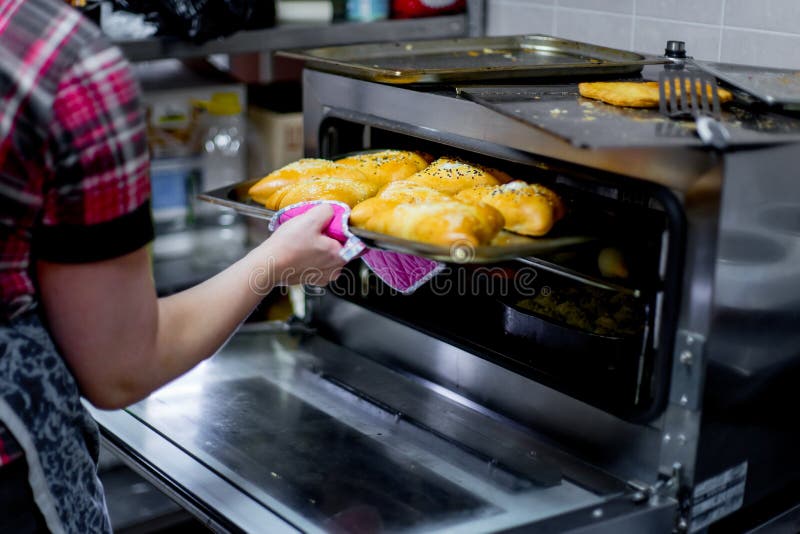Different Kinds of Pastry are Being Cooked Stock Image - Image of bread ...
