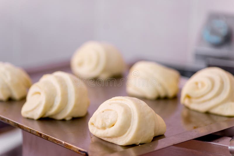 Different Kinds of Pastry are Being Cooked Stock Image - Image of ...