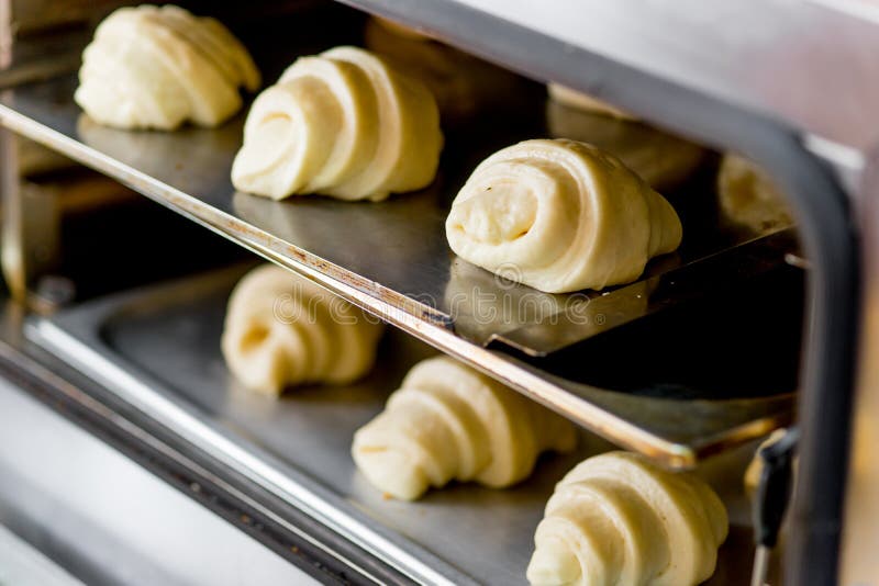 Different Kinds of Pastry are Being Cooked Stock Photo - Image of grain ...