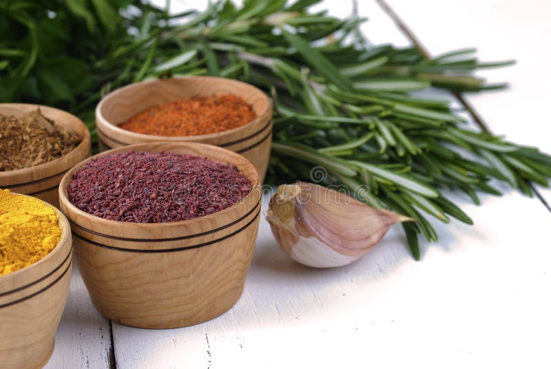 Different Kinds of Seasonings and Herbs Stock Image - Image of herbal ...