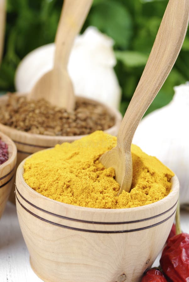 Different Kinds of Seasonings and Herbs Stock Photo - Image of chili ...