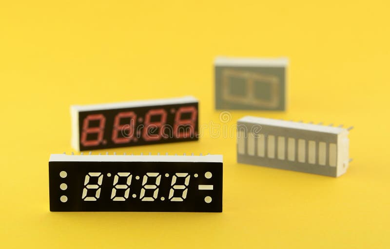 Seven-segments stock image. Image of shallow, indicator - 30250457