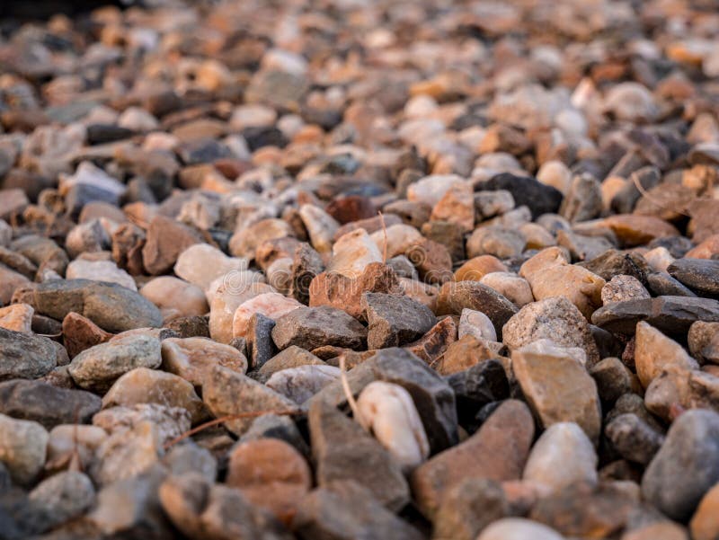 Different Kinds of Small Stones - Shallow Depth of Field Stock Photo ...