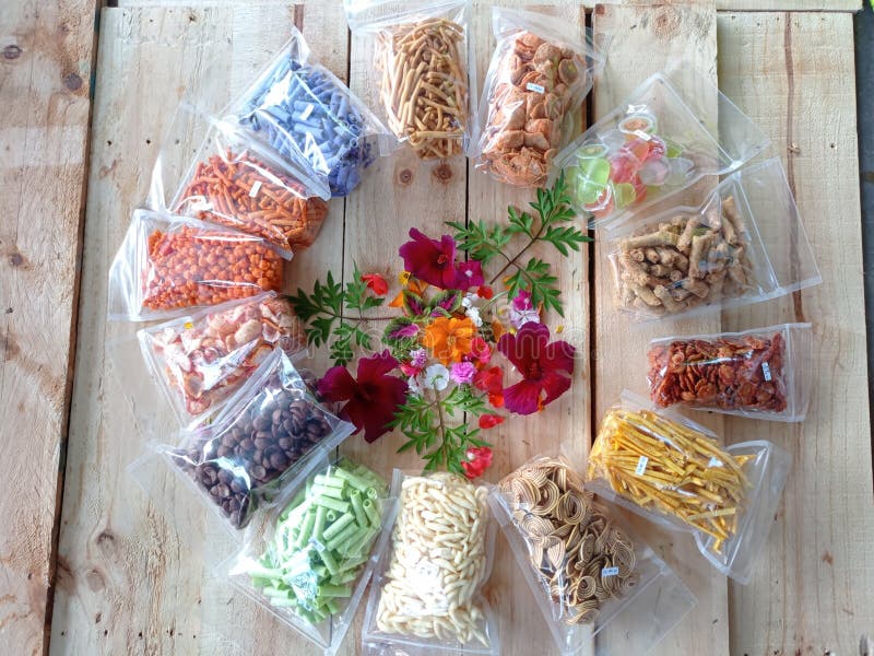 Different kinds of snacks stock image. Image of dish - 214730097