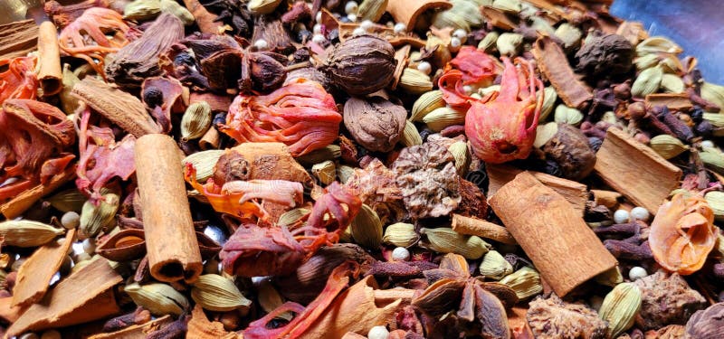 Different Kinds of Spices from South Asia Stock Image - Image of ...