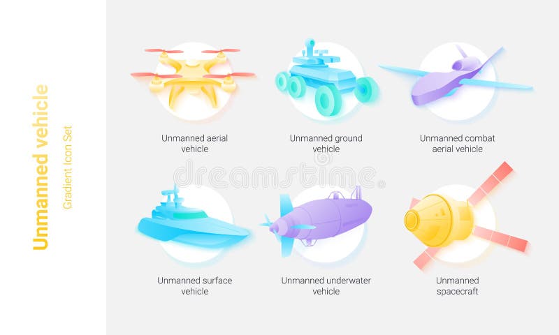 Unmanned Vehicle with Automatic Self-driving System on the Street. the ...
