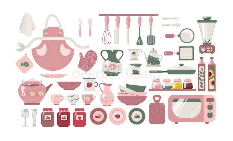 Household Items Drawing Stock Illustrations – 872 Household Items ...