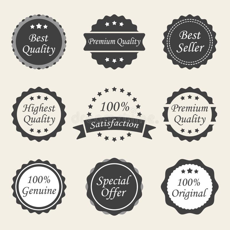 Different labels stock vector. Illustration of celebration - 48673116