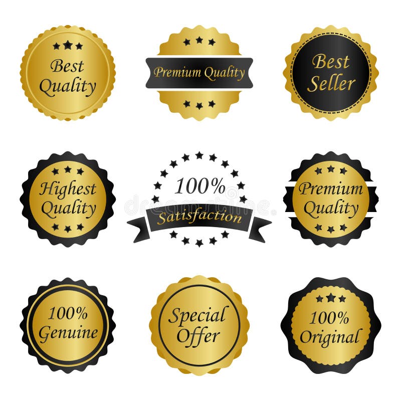 Different labels stock vector. Illustration of icon, competition - 48935384