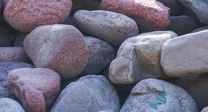 Different Large Stones in One Place Stock Photo - Image of grey ...