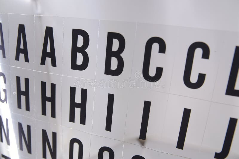 Different Letters of the Alphabet Stock Photo - Image of development ...