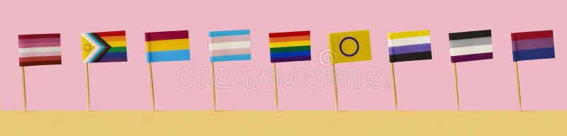 Different Flags and the Word Translator in the Screen of a Table Stock ...