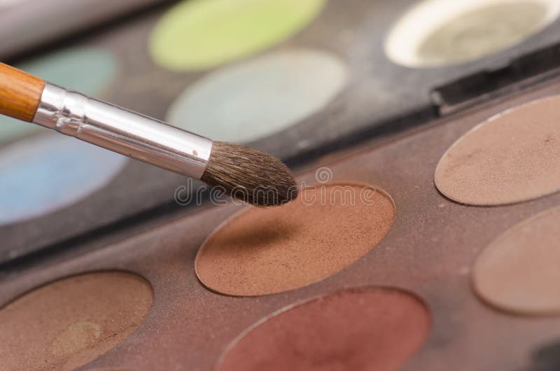 Different makeup collors stock image. Image of model - 48727233