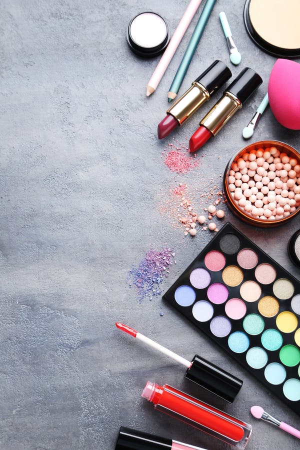 Makeup cosmetics stock image. Image of applicator, glamour - 99940393