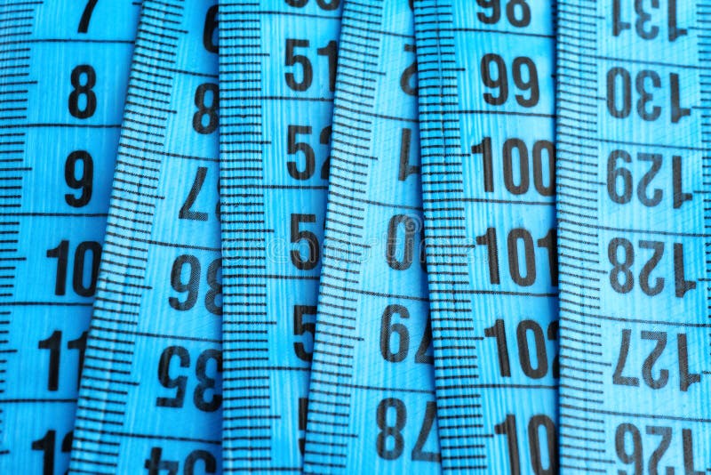 Different Measuring Tapes, Closeup Stock Photo - Image of height, check ...