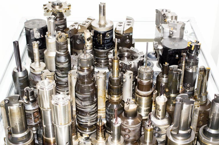 Different milling tools stock photo. Image of white - 126408560