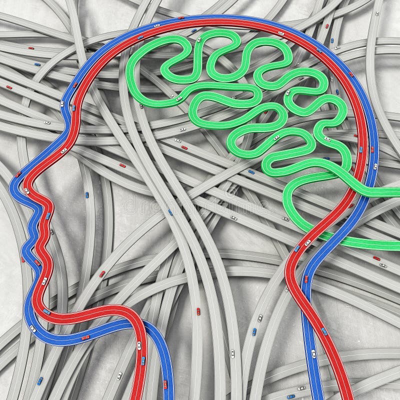 Different mind concept stock illustration. Illustration of concept ...