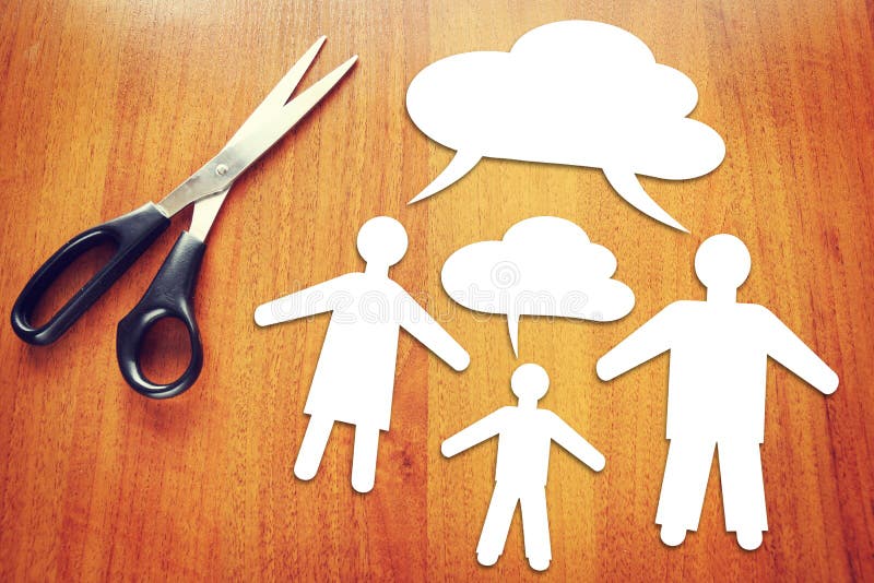 Different Mindset. Concept of Conflict between Generations Stock Photo ...